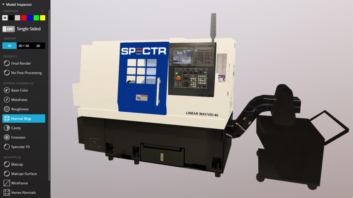 Spectr TC-M Processing Center 3D Model by C-MES