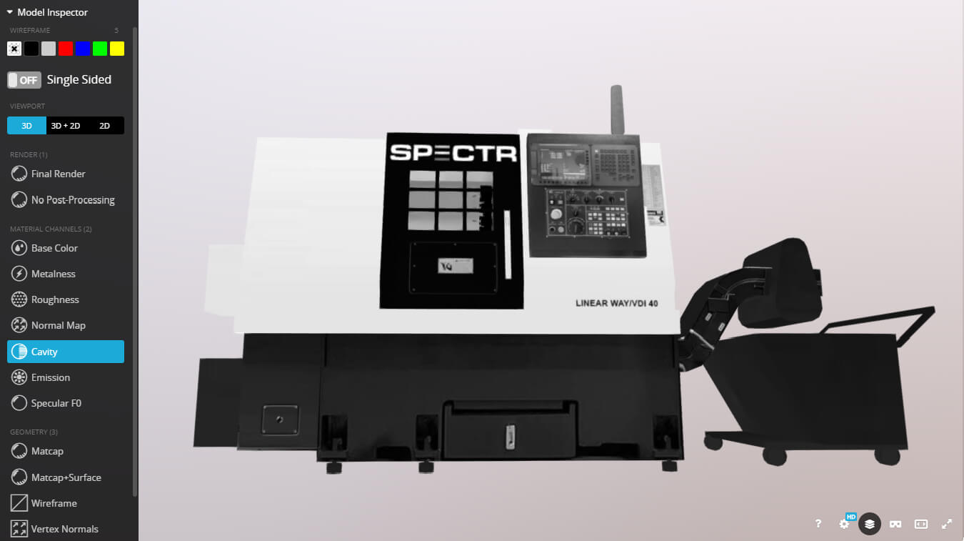 Spectr TC-M Processing Center 3D Model by C-MES