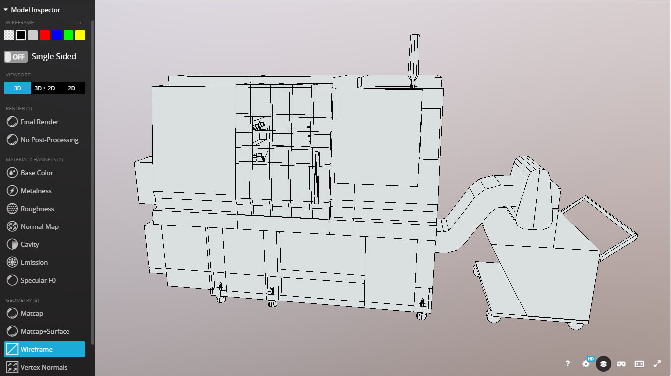 Spectr TC-M Processing Center 3D Model by C-MES