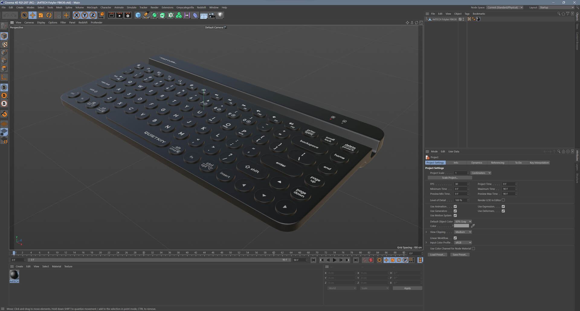 A4Tech Fstyler FBK30 - 3D Model by Cactus3D