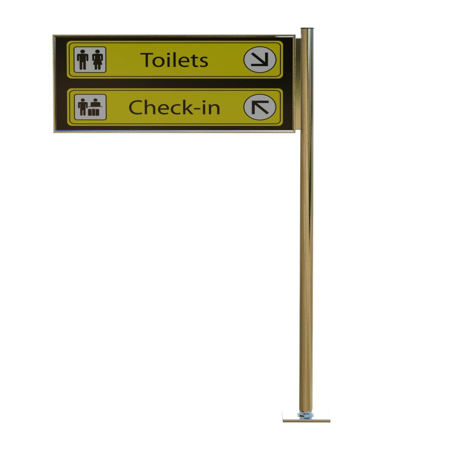Airport Sign - 3D Model by Cactus3D