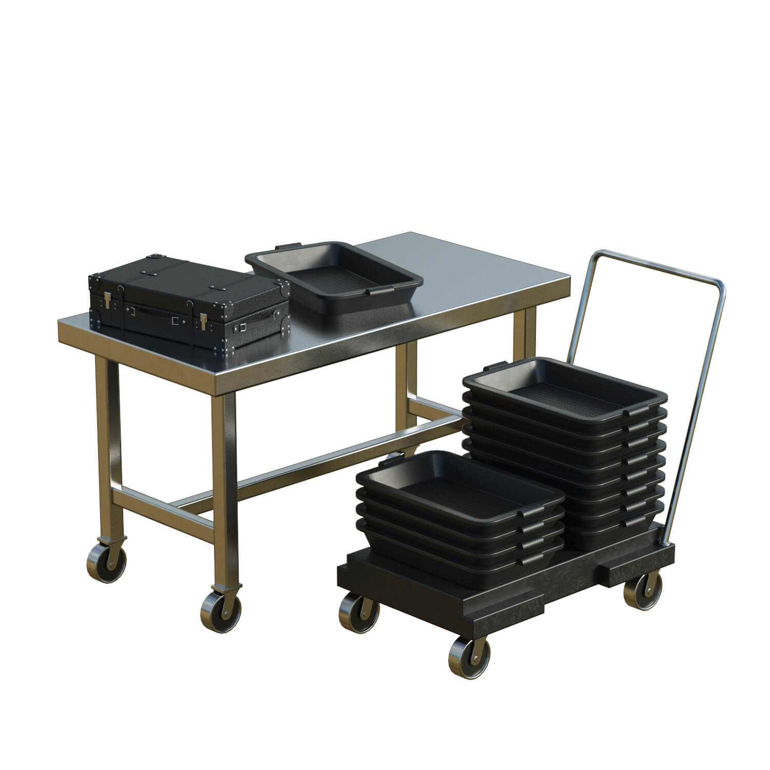 Airport Table Props - 3D Model by Cactus3D