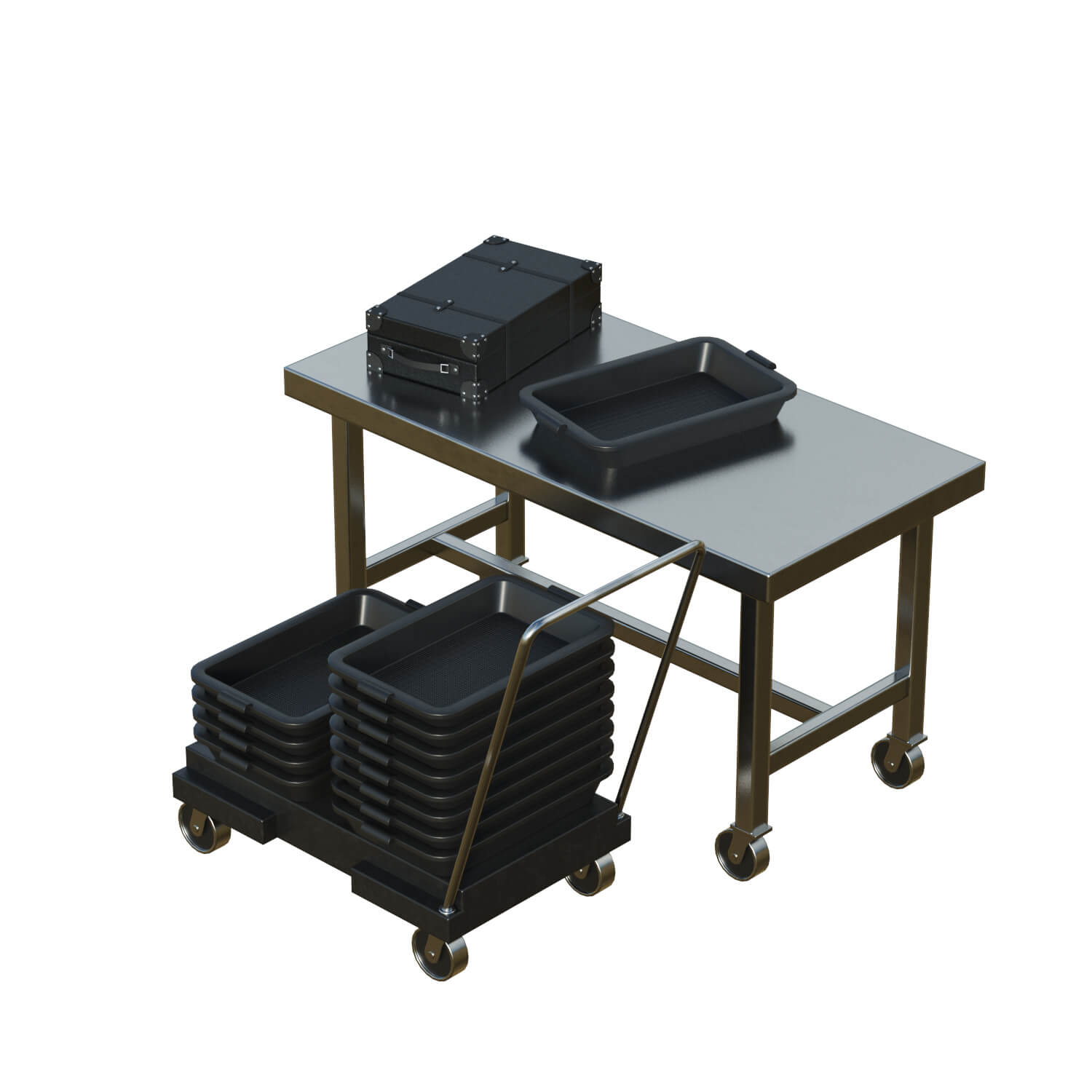 Airport Table Props - 3D Model by Cactus3D