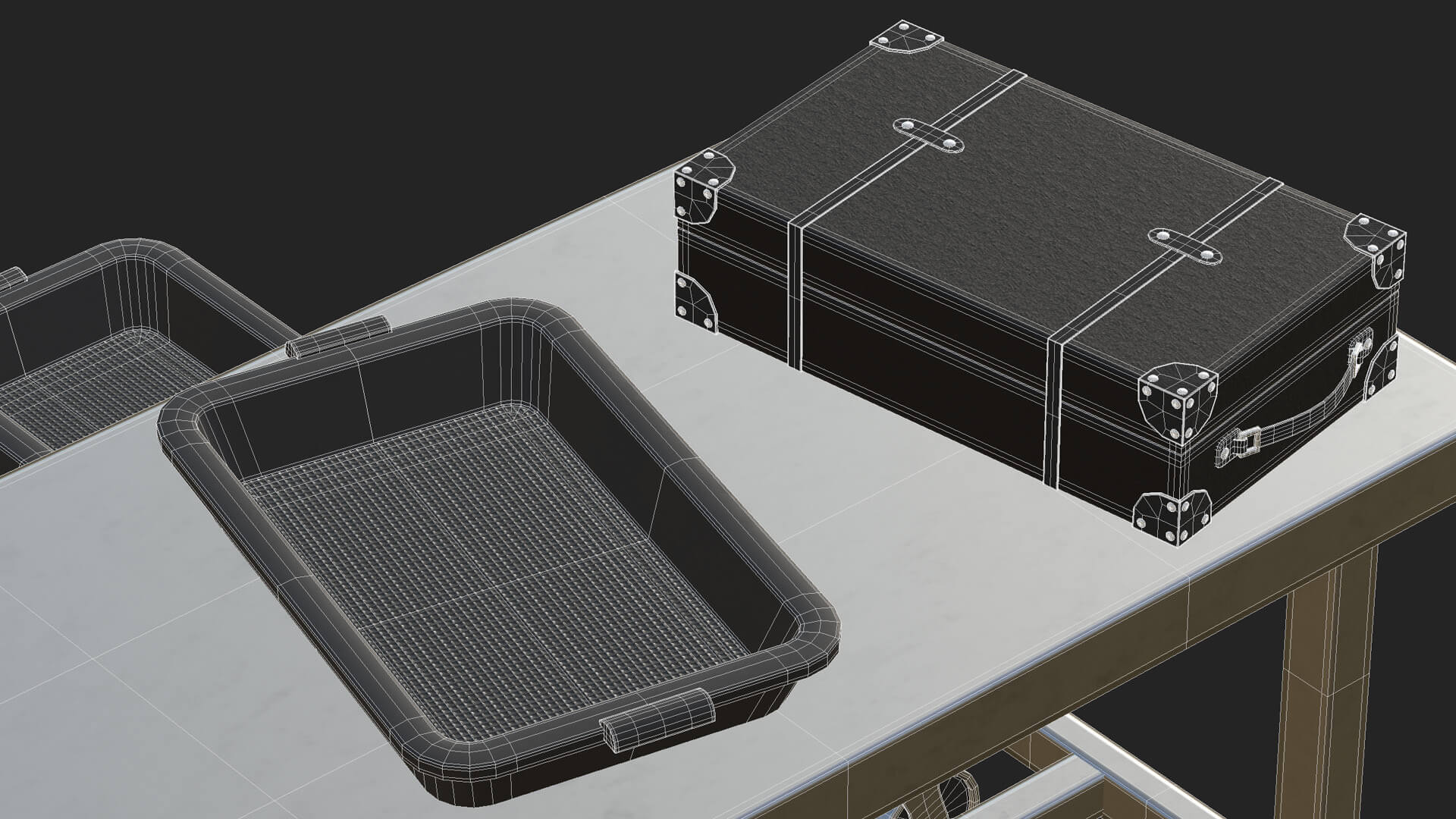 Airport Table Props - 3D Model by Cactus3D