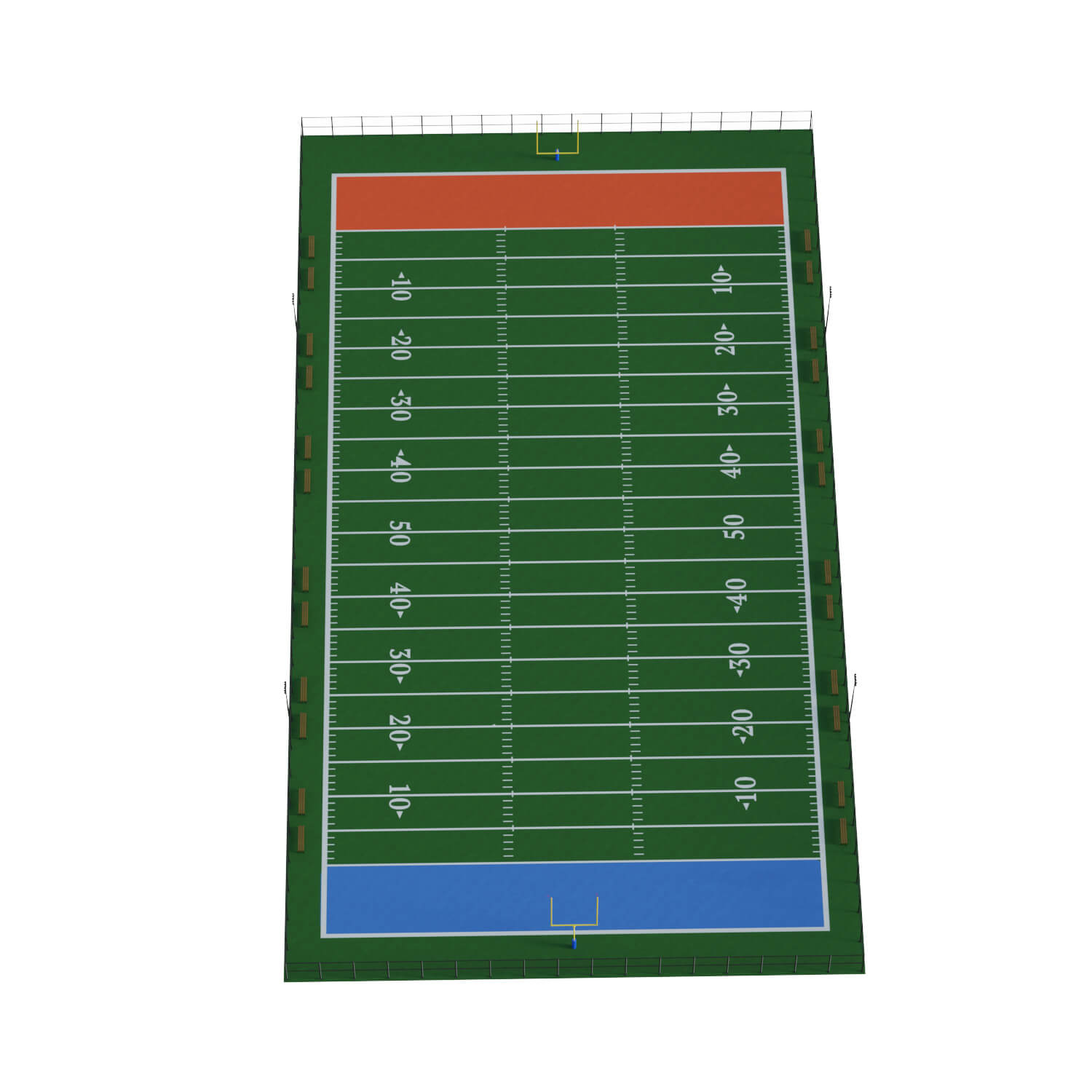 Nfl Football Field Dimensions Diagram American Football Field Sport