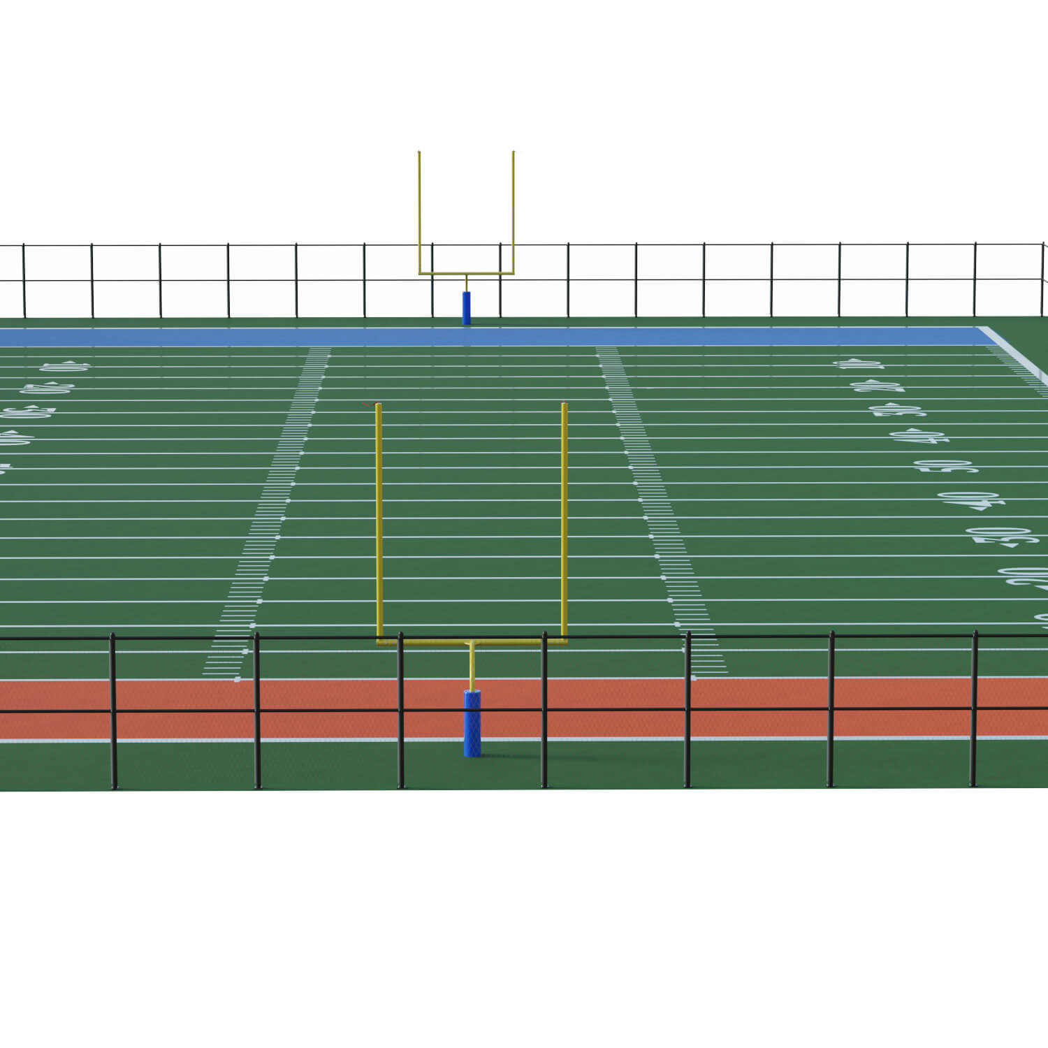 American Football Field - 3D Model by Cactus3D