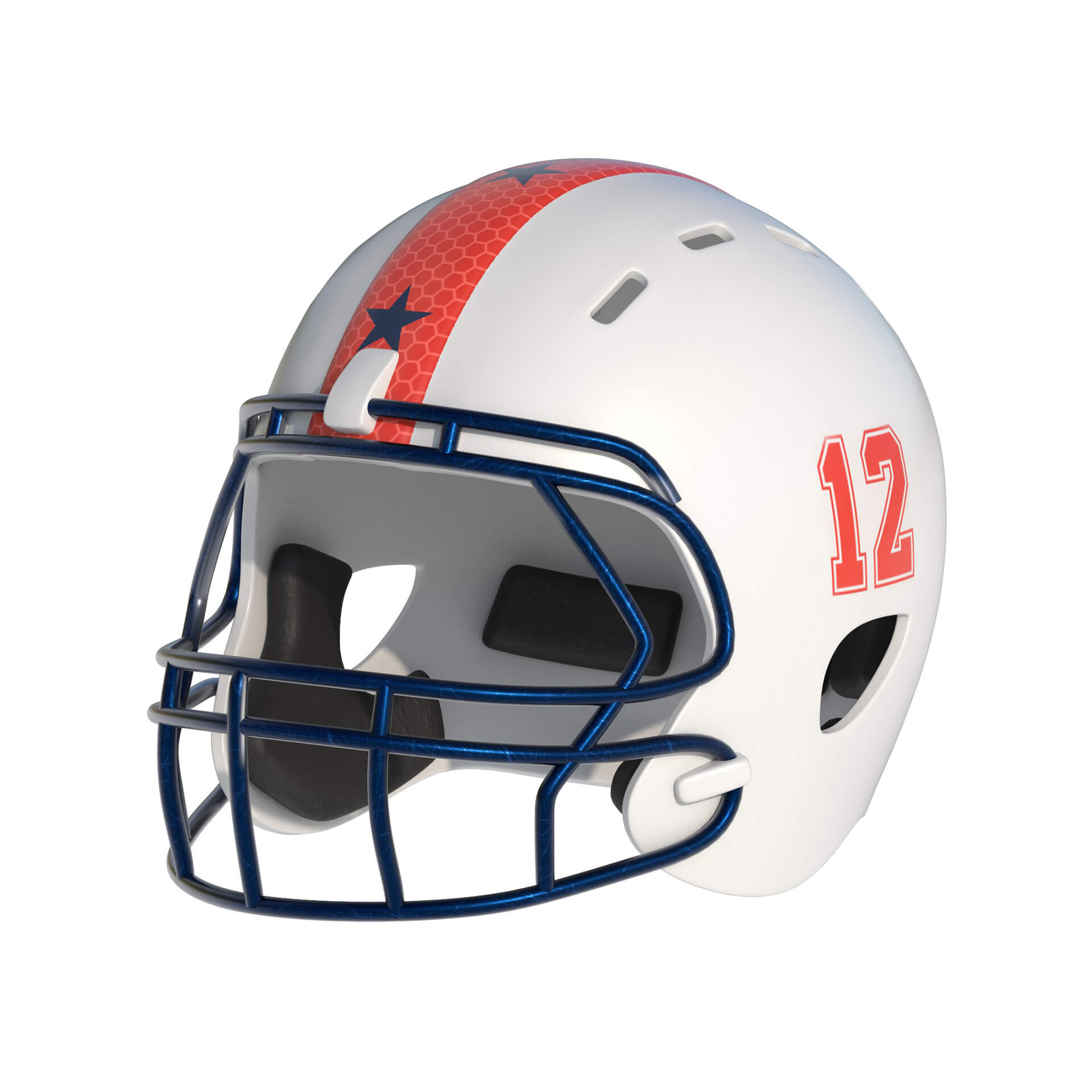 American Football Helmets Collection - 3D Model by Cactus3D