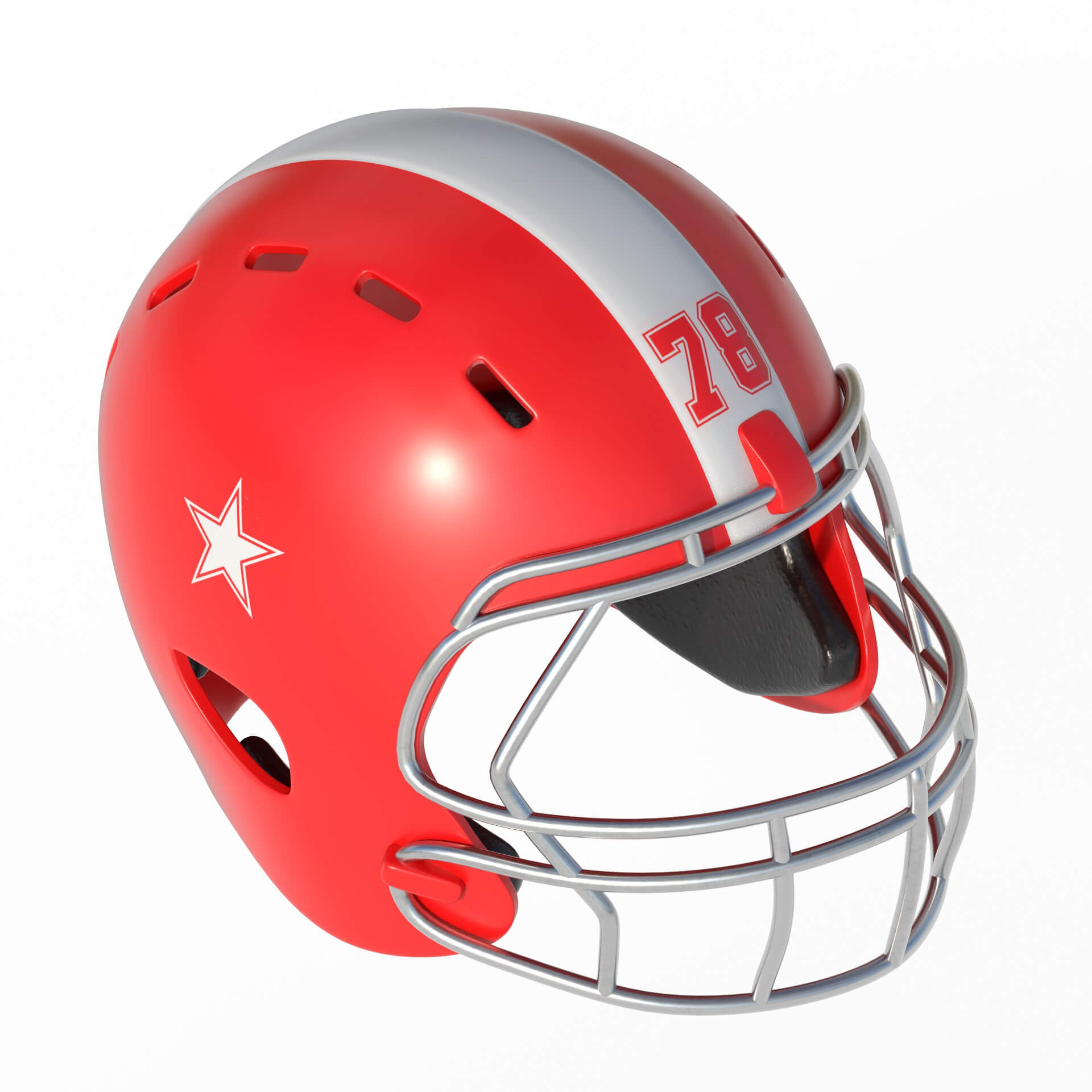 American Football Helmets Collection - 3D Model by Cactus3D
