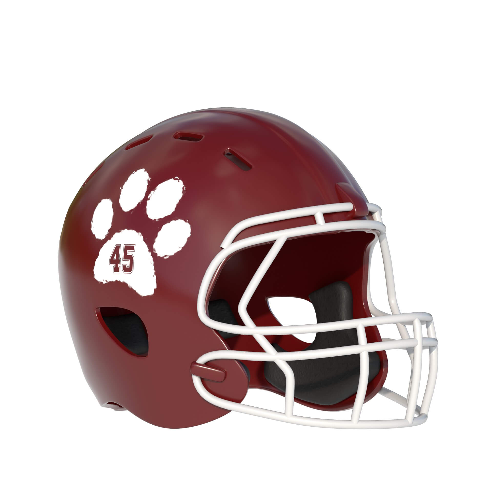 American Football Helmets Collection - 3D Model by Cactus3D