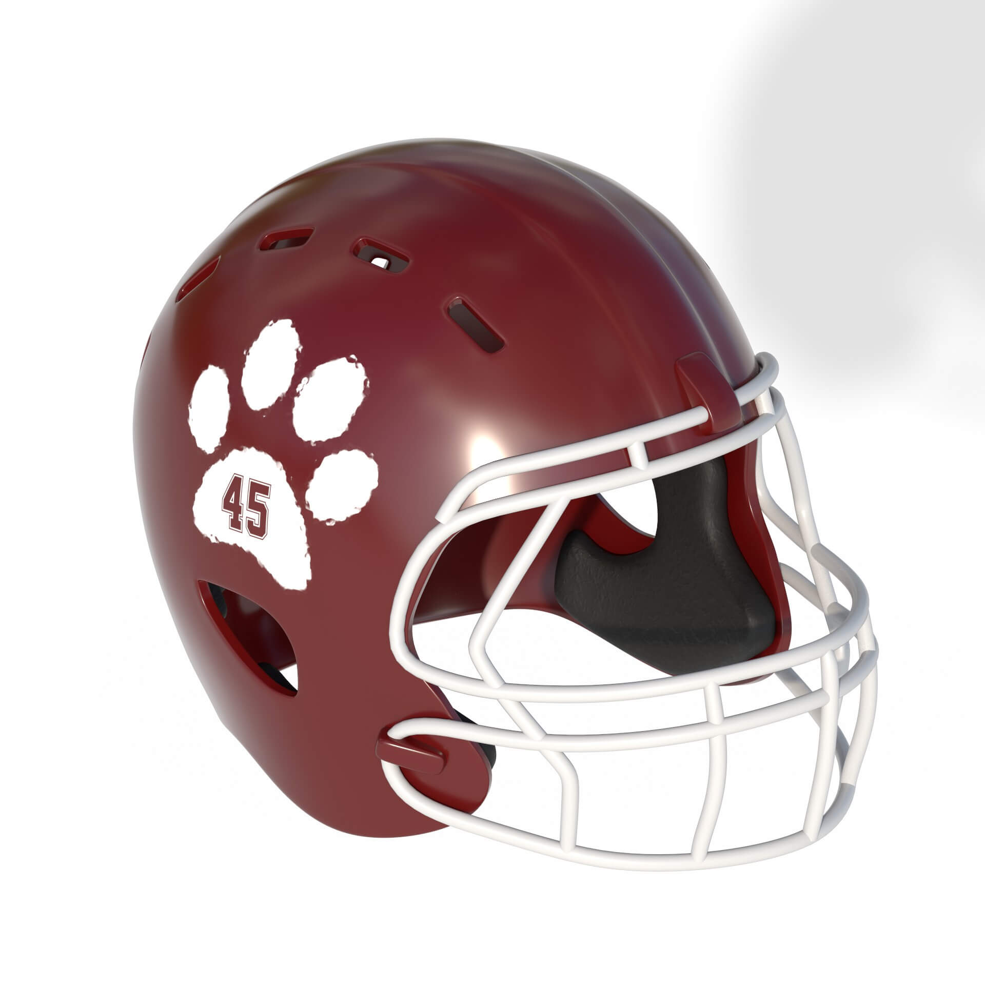 American Football Helmets Collection - 3D Model by Cactus3D