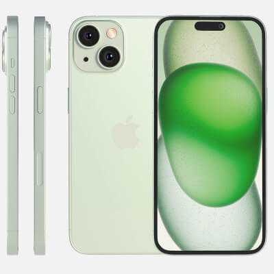 Apple iPhone 15 Green - 3D Model by Cactus3D