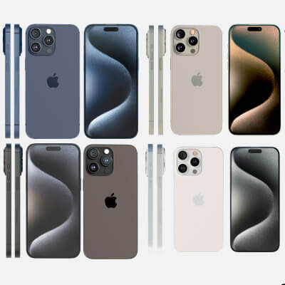 Apple iPhone 15 Pro Collection by Cactus3D