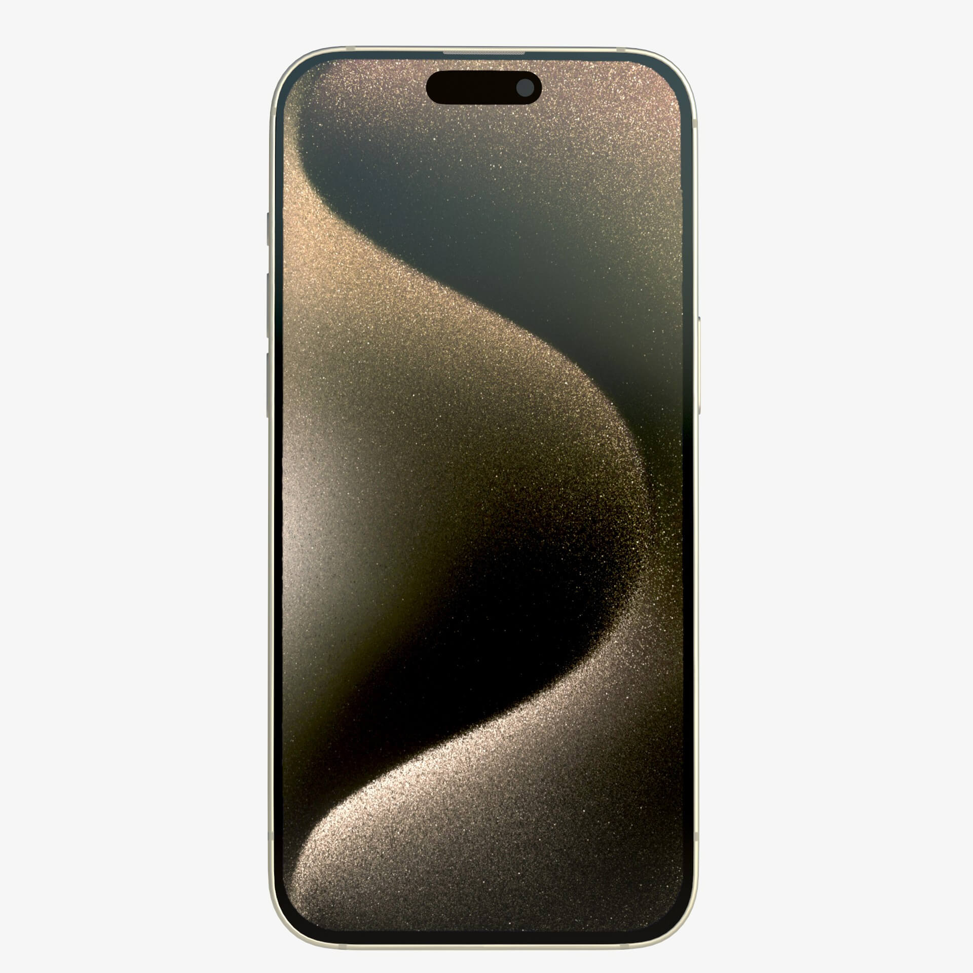 Apple iPhone 15 Pro Natural Titanium - 3D Model by Cactus3D