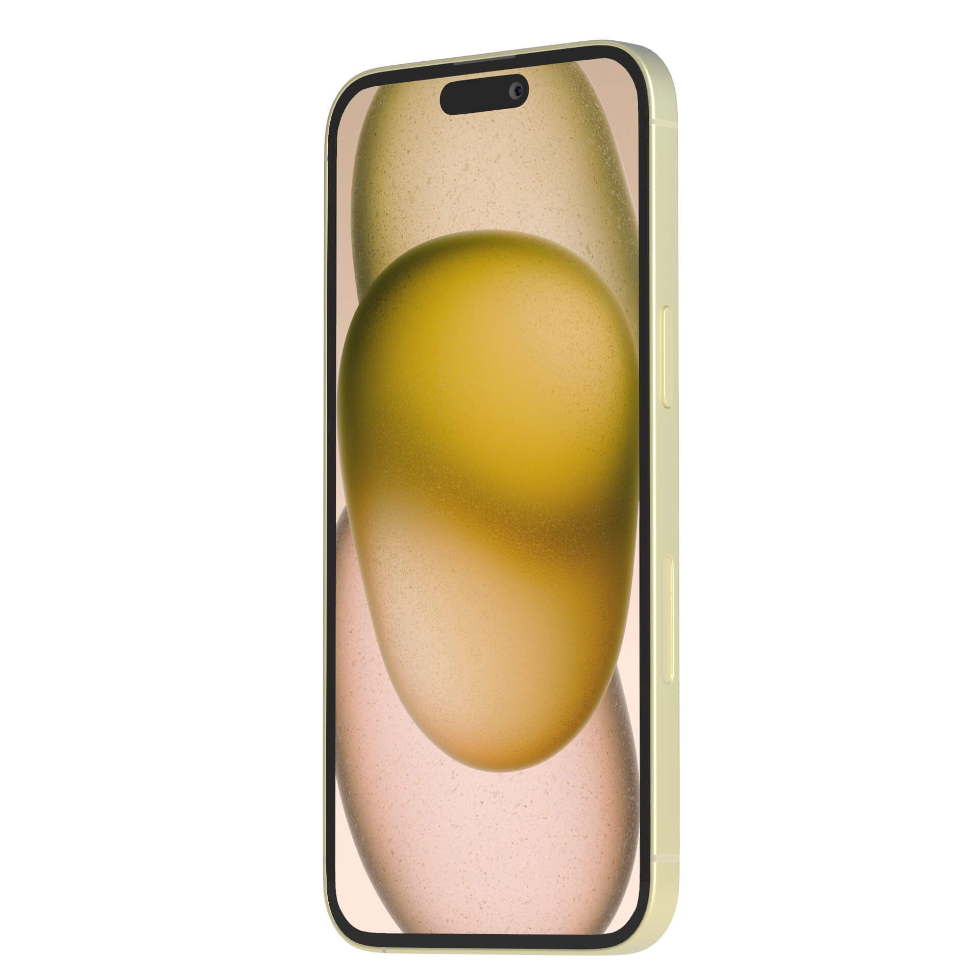 Apple iPhone 15 Yellow - 3D Model by Cactus3D