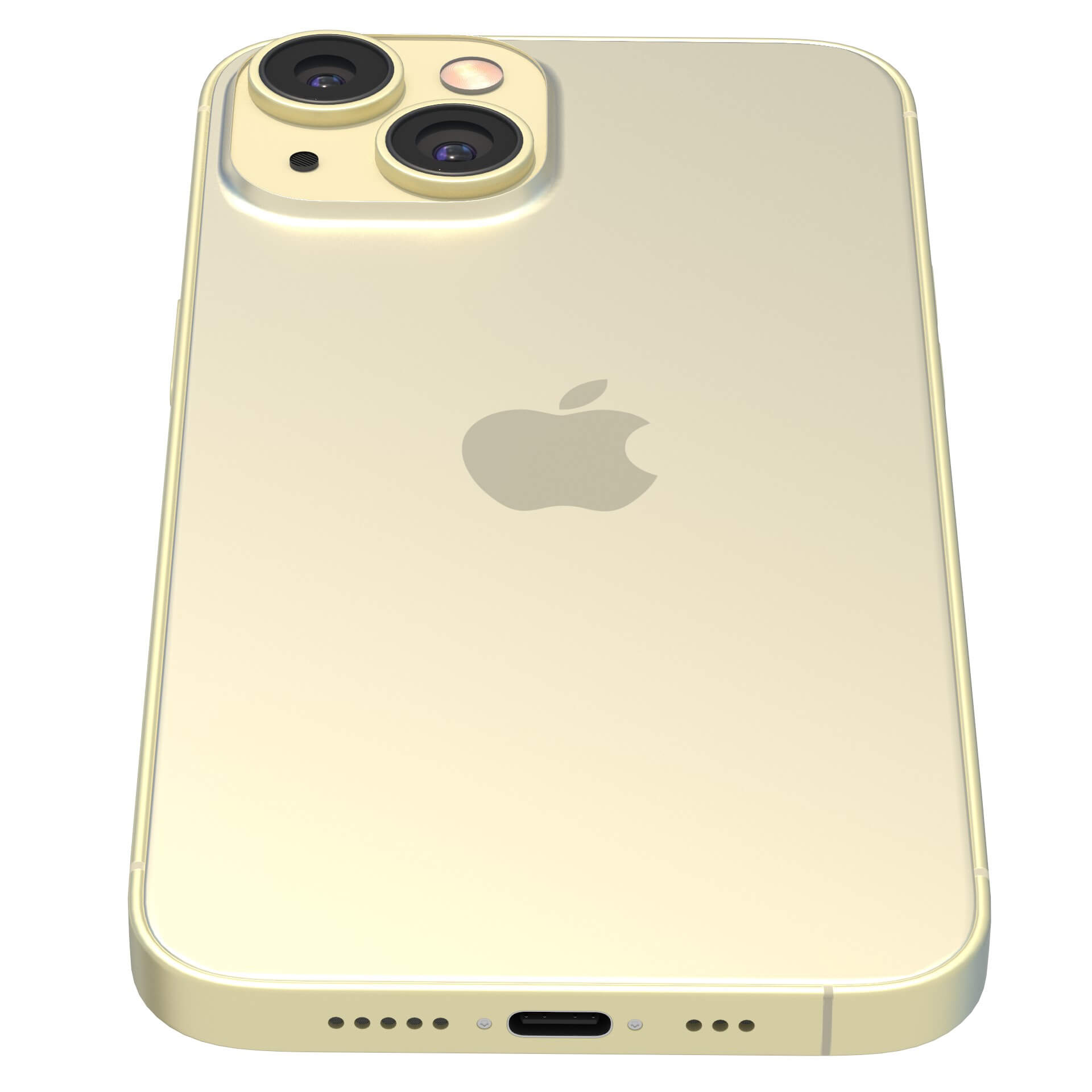 Apple iPhone 15 Yellow - 3D Model by Cactus3D