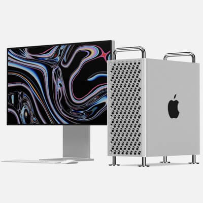 Apple Mac Pro Set - 3D Model by Cactus3D
