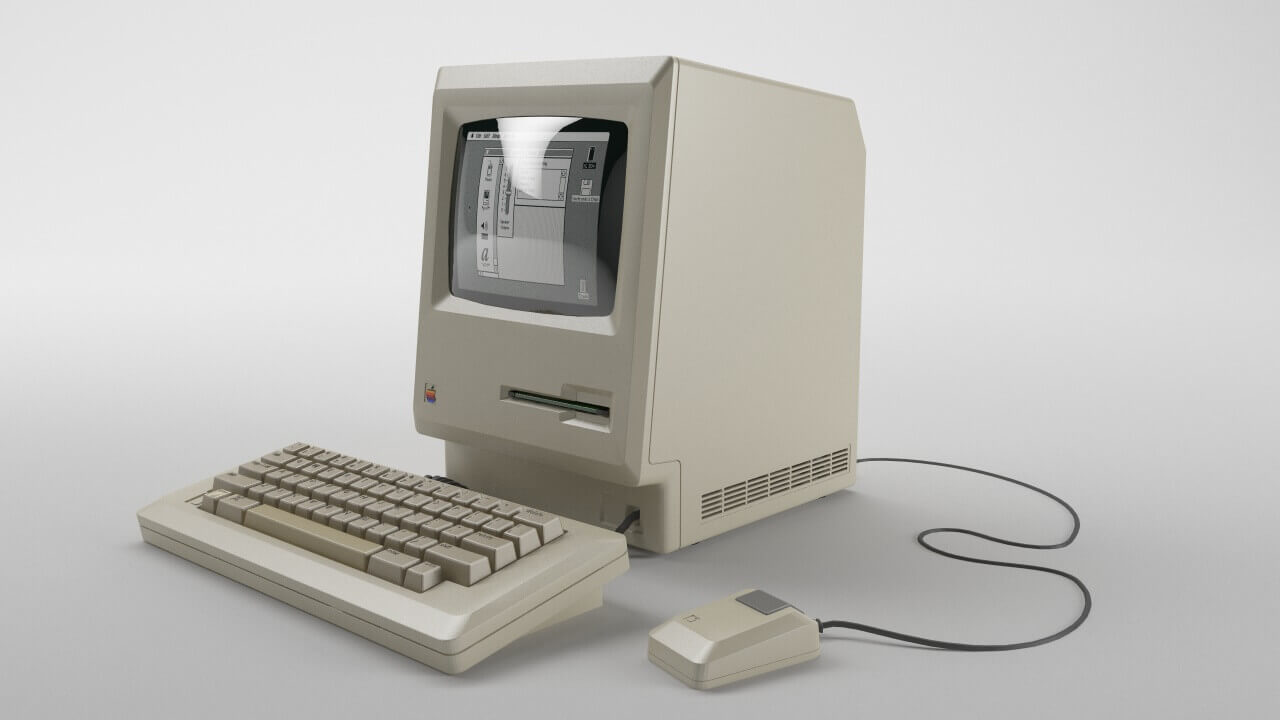 Apple Macintosh 128K - 3D Model by Cactus3D