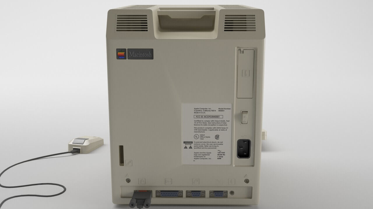 Apple Macintosh 128K - 3D Model by Cactus3D