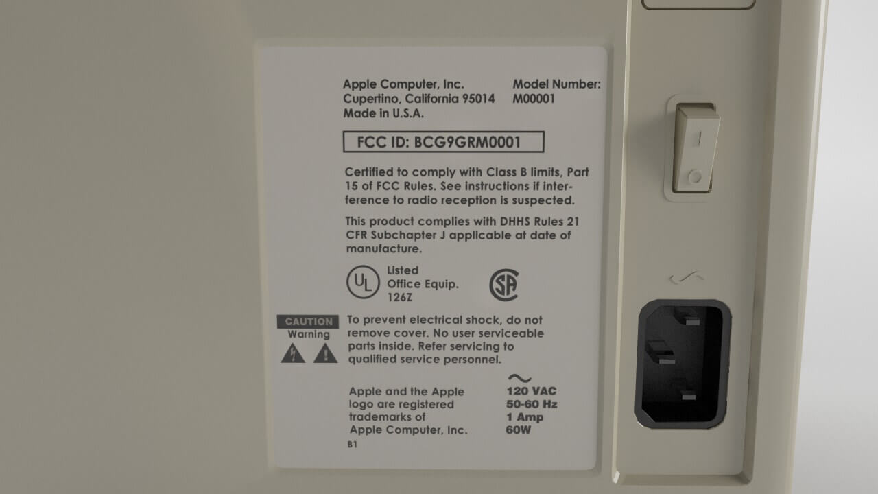 Apple Macintosh 128K - 3D Model by Cactus3D