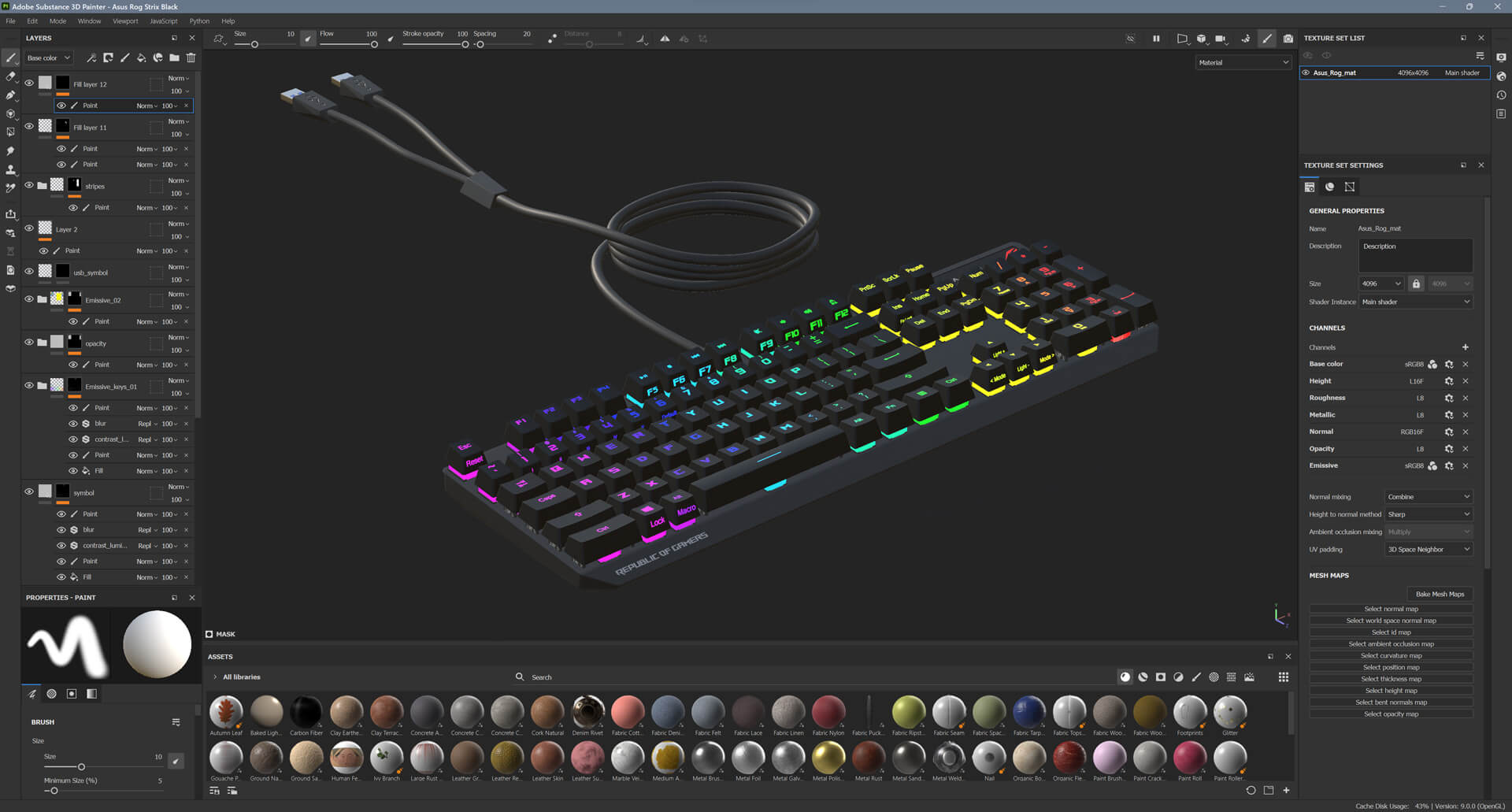 ASUS Rog Strix Black - 3D Model by Cactus3D