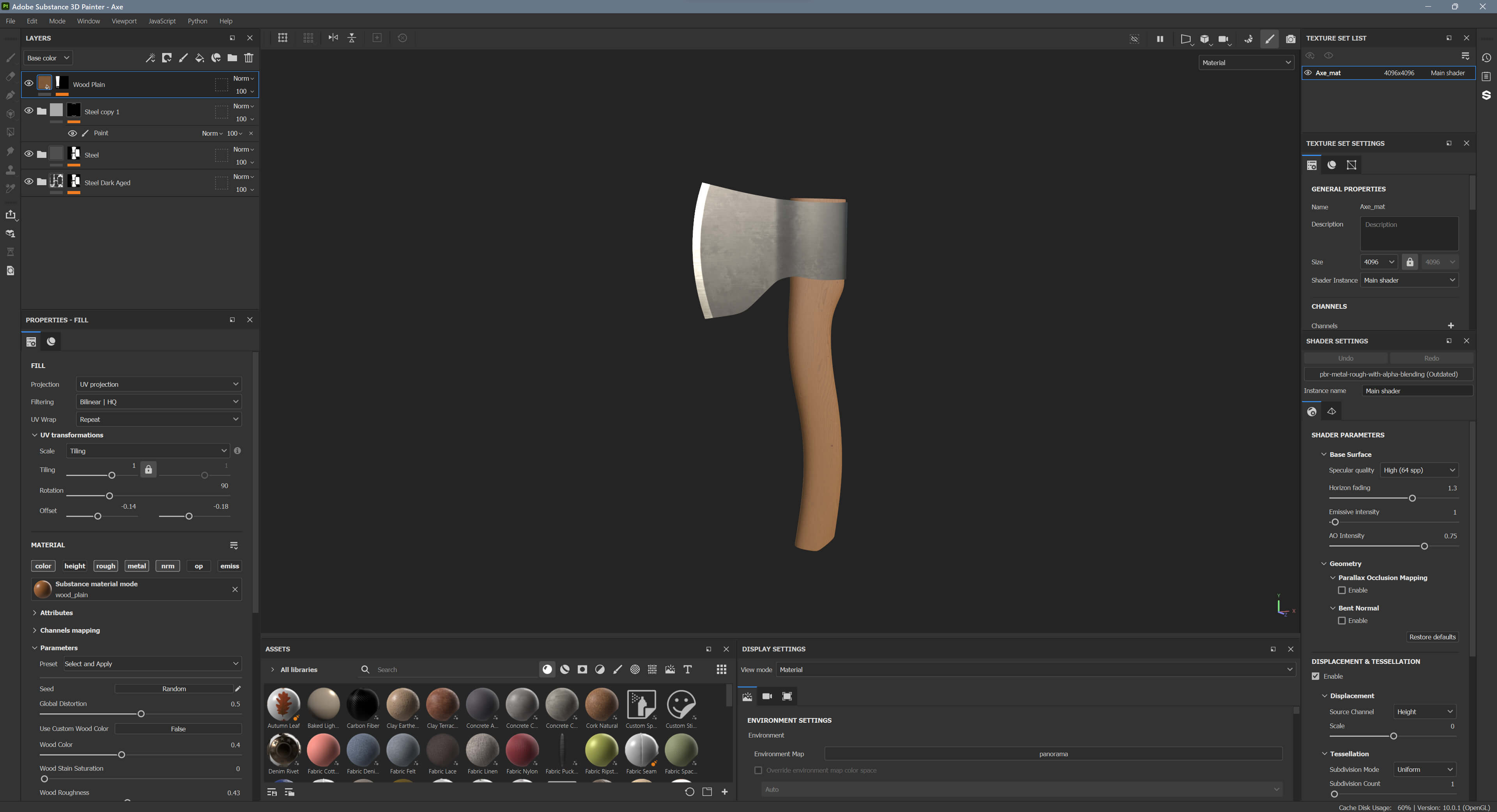 Axe PBR low poly - 3D Model by Cactus3D