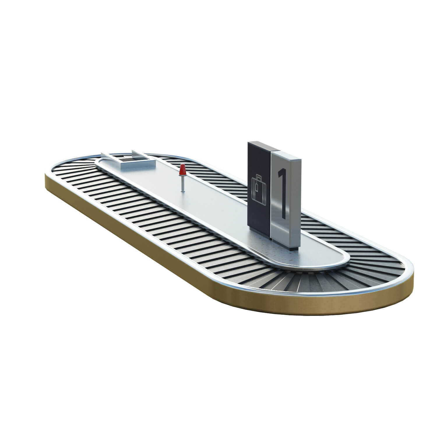 Baggage Carousel - 3D Model by Cactus3D