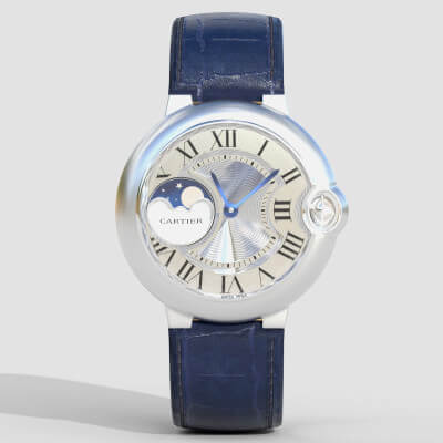 Ballon Bleu De Cartier - 3D Model by Cactus3D