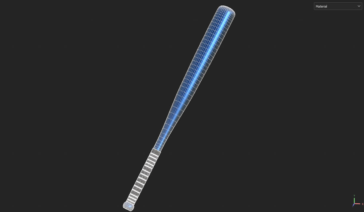 Baseball Bat Collection - 3D Model by Cactus3D