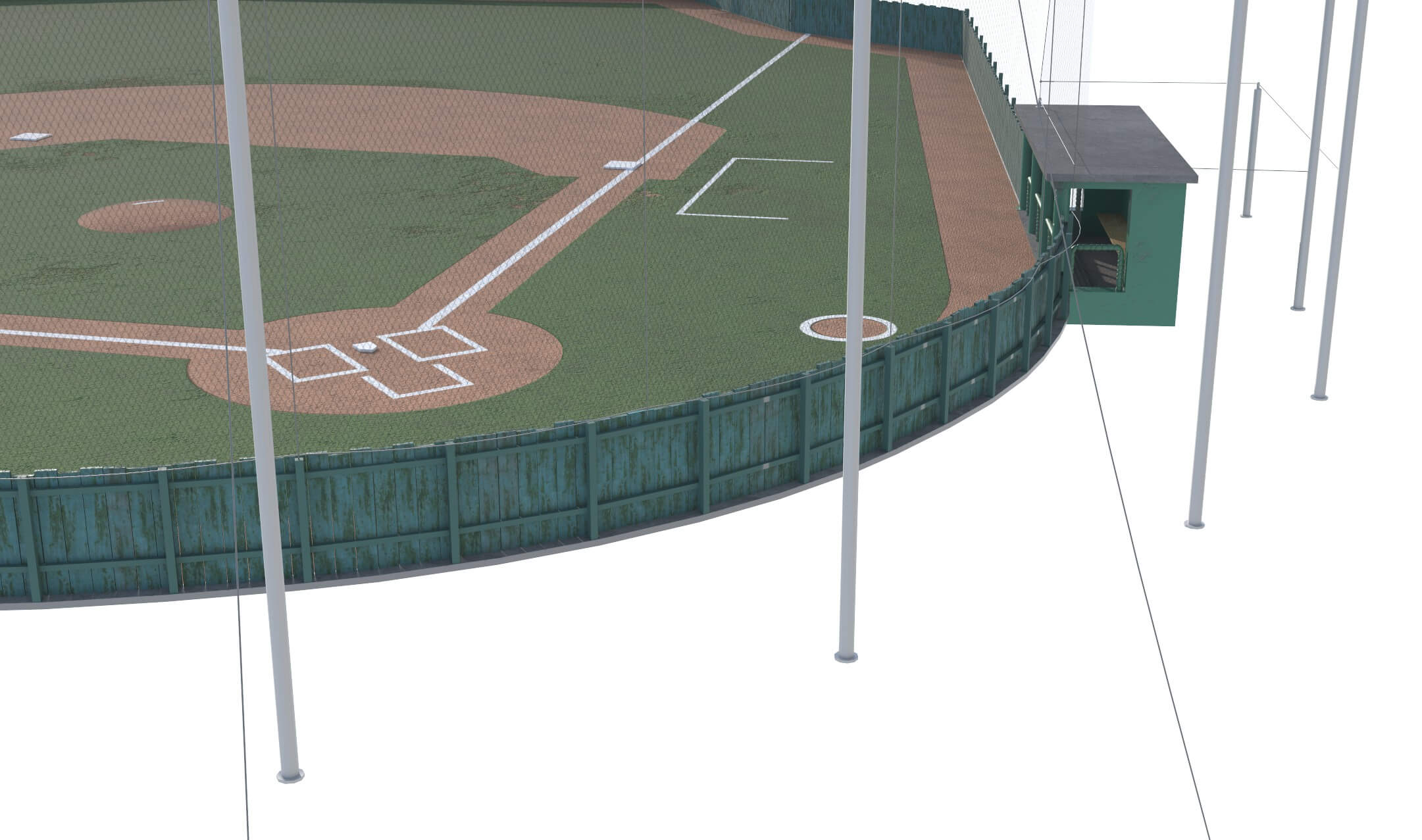 Baseball Field - 3D Model by Cactus3D