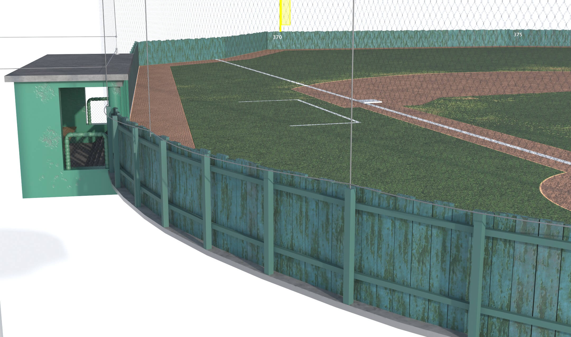Baseball Field - 3D Model by Cactus3D