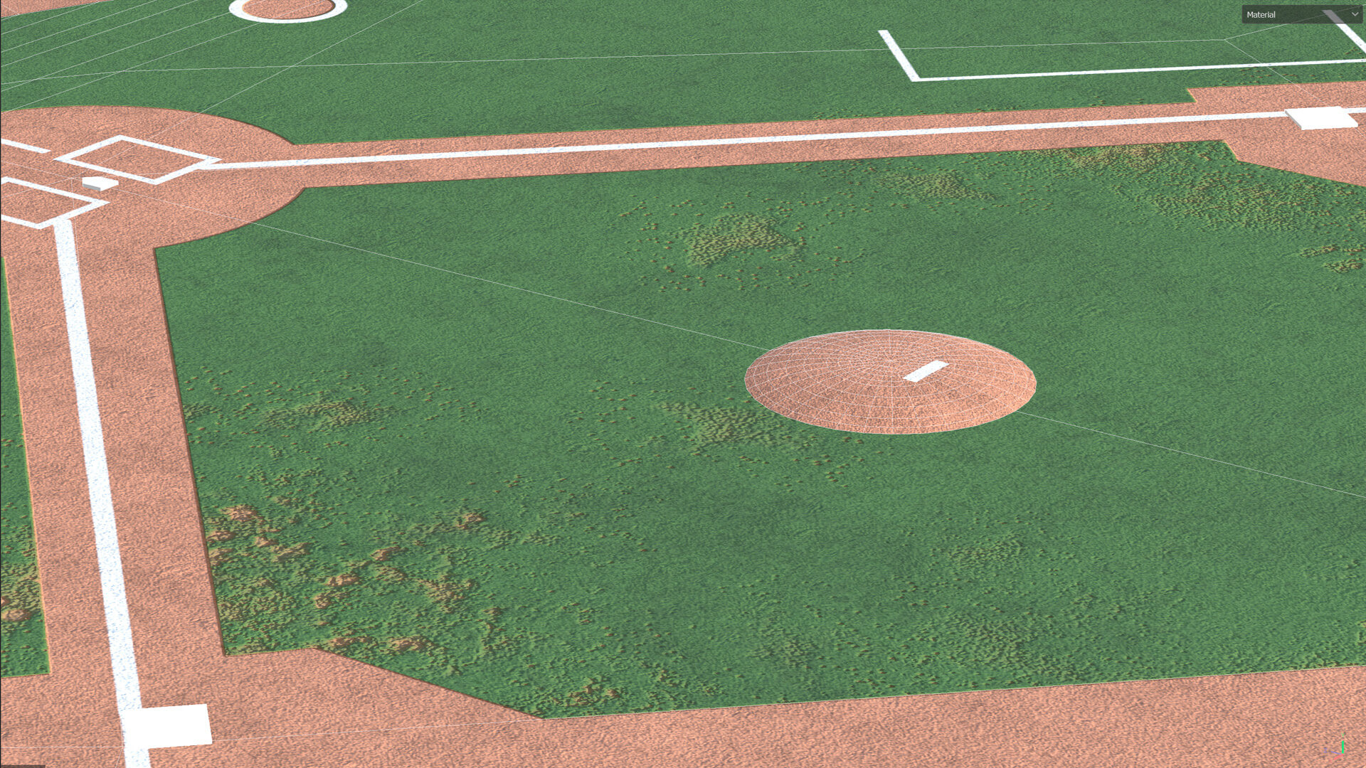 Baseball Field - 3D Model by Cactus3D