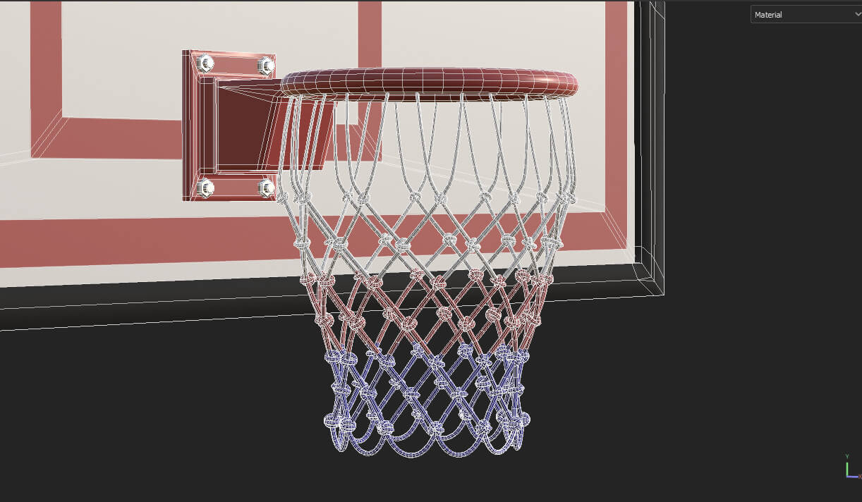 Basketball Hoop - 3D Model by Cactus3D