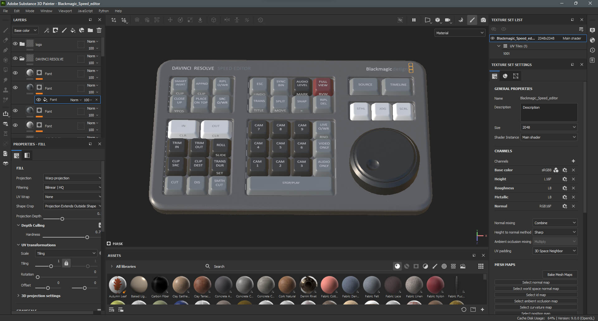 Blackmagic Speed Editor - 3D Model by Cactus3D