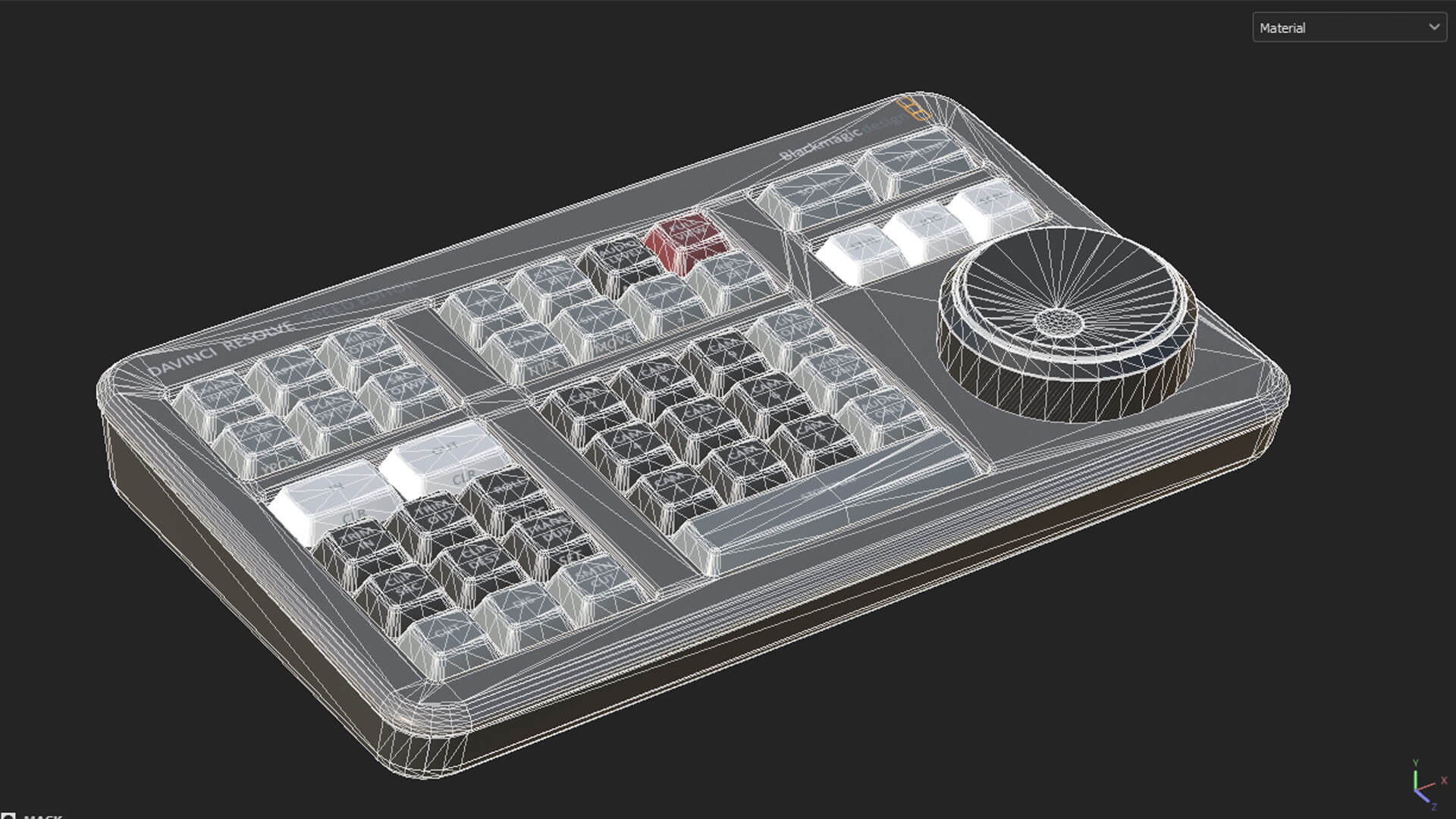 Blackmagic Speed Editor - 3D Model by Cactus3D