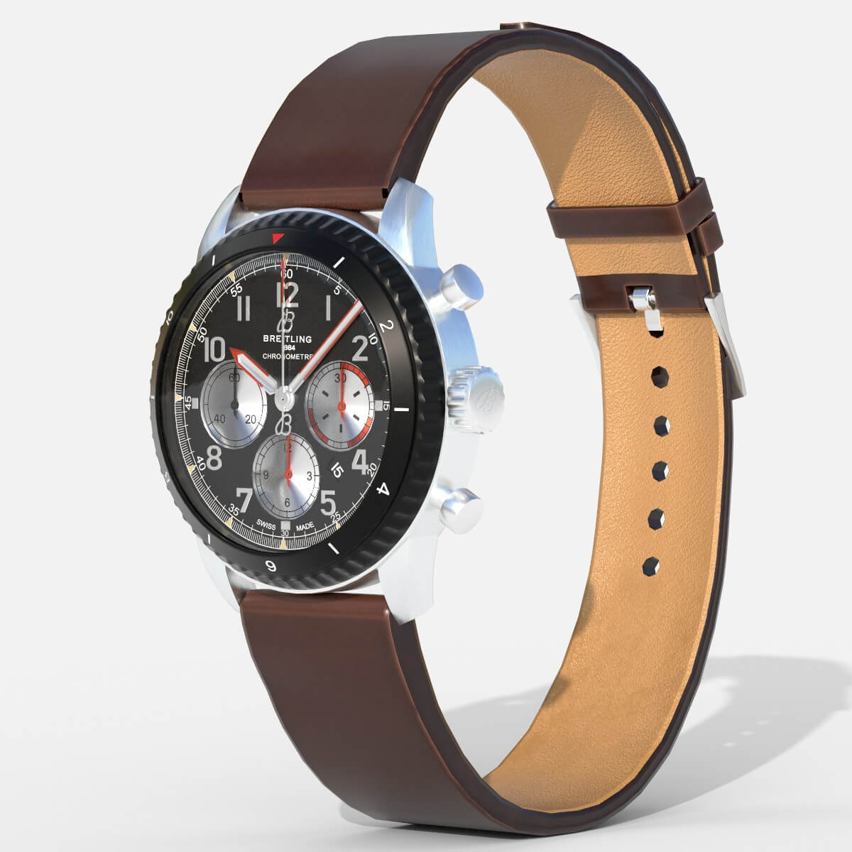 Breitling Aviator - 3D Model by Cactus3D