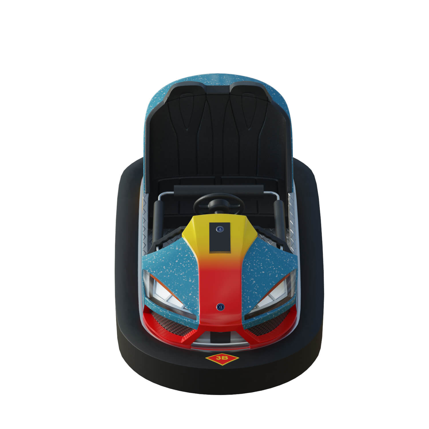 Bumper Car Blue - 3D Model by Cactus3D