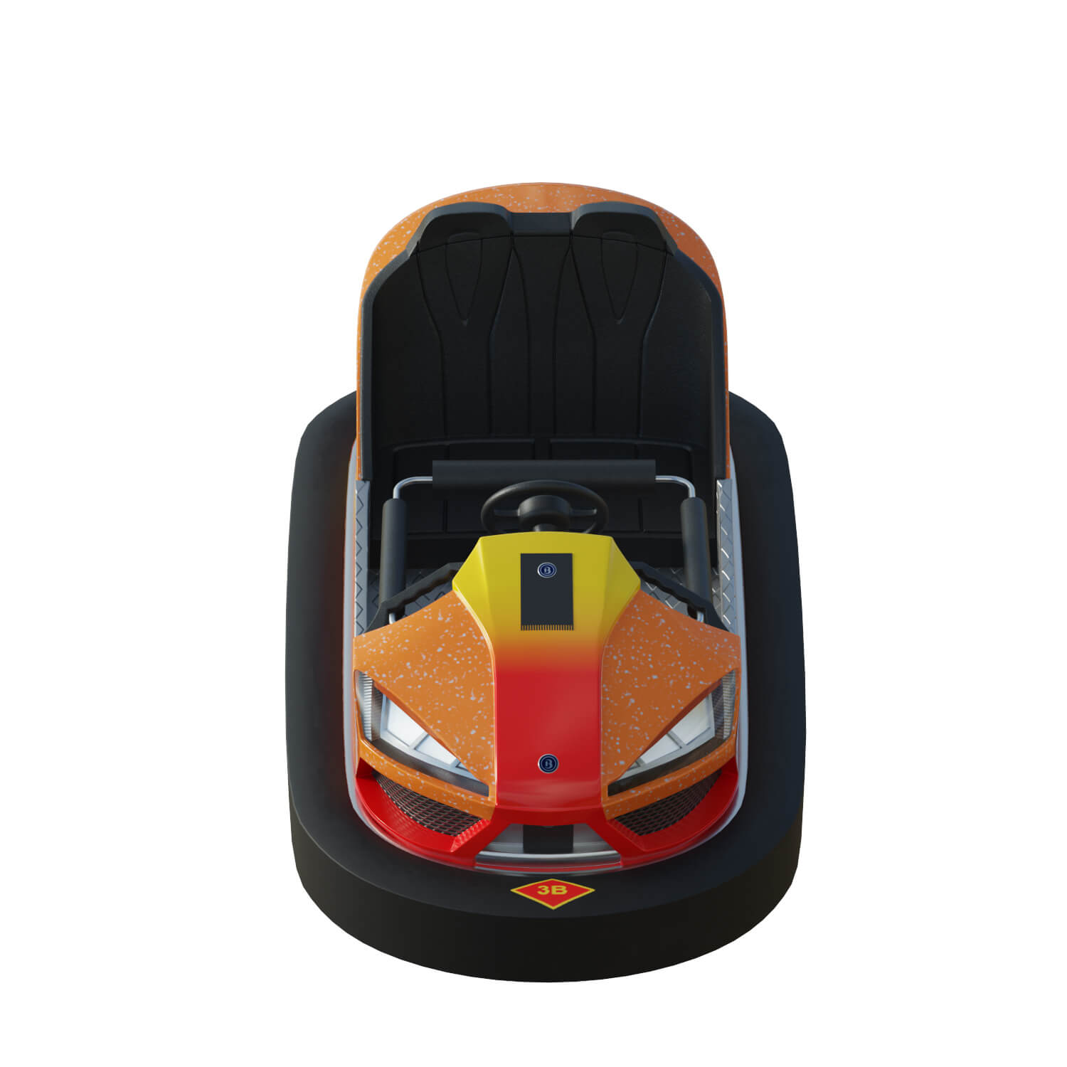 Bumper Car Orange - 3D Model by Cactus3D