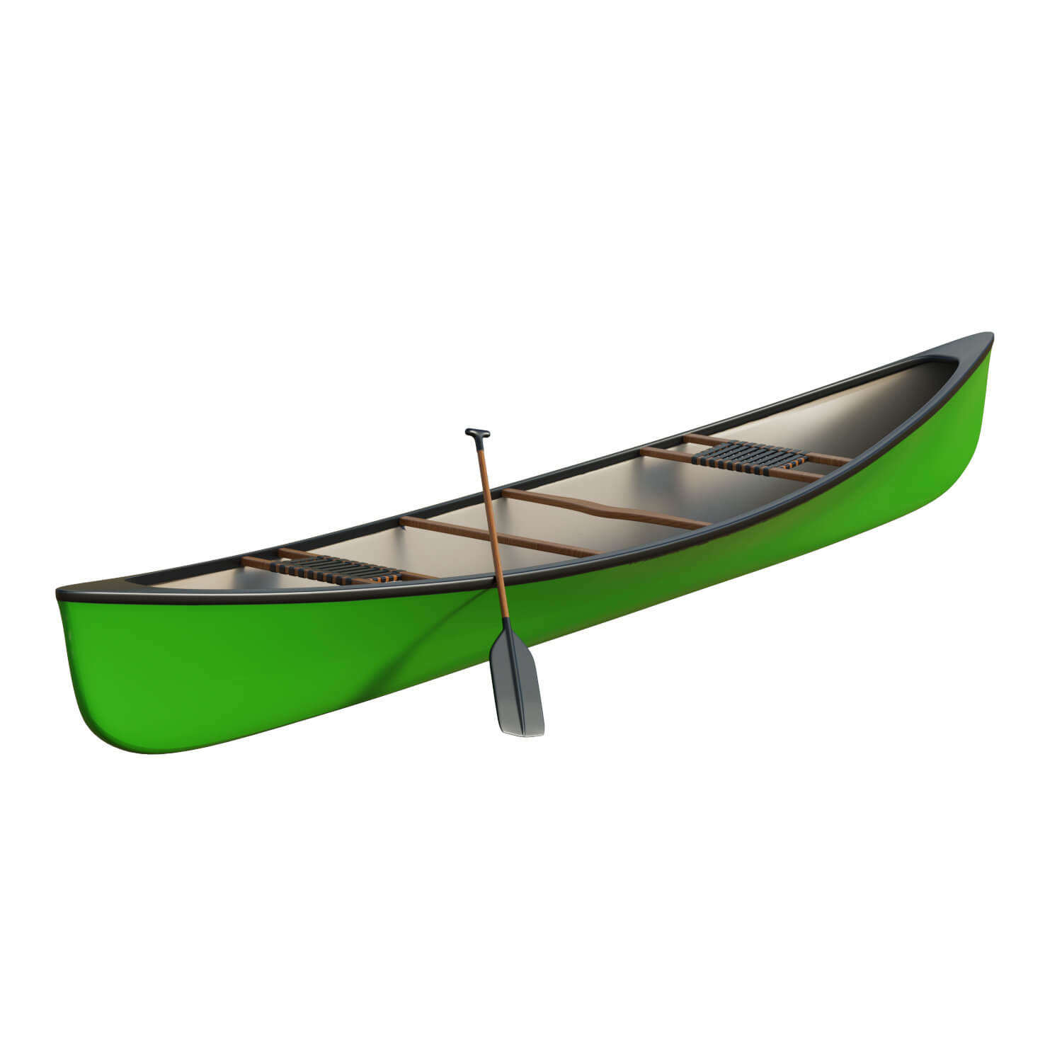 Canoe Boat Game Ready - 3D Model by Cactus3D