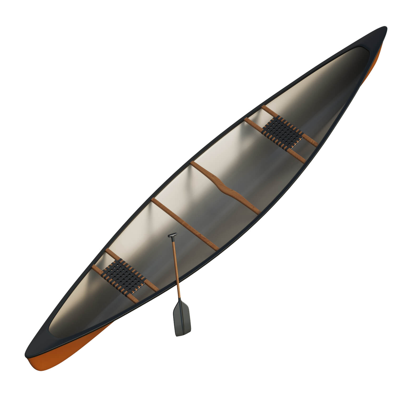 Canoe Boat Game Ready - 3D Model by Cactus3D