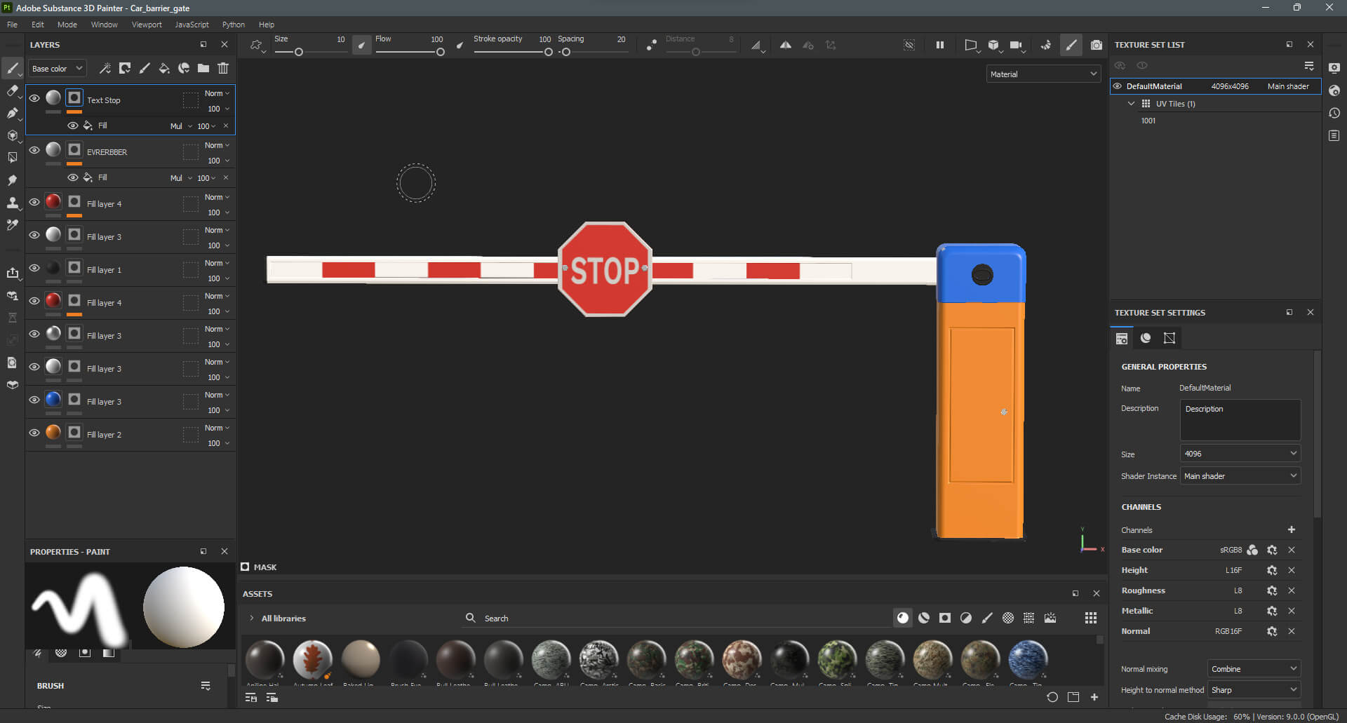 Car Barrier Gate - 3D Model by Cactus3D