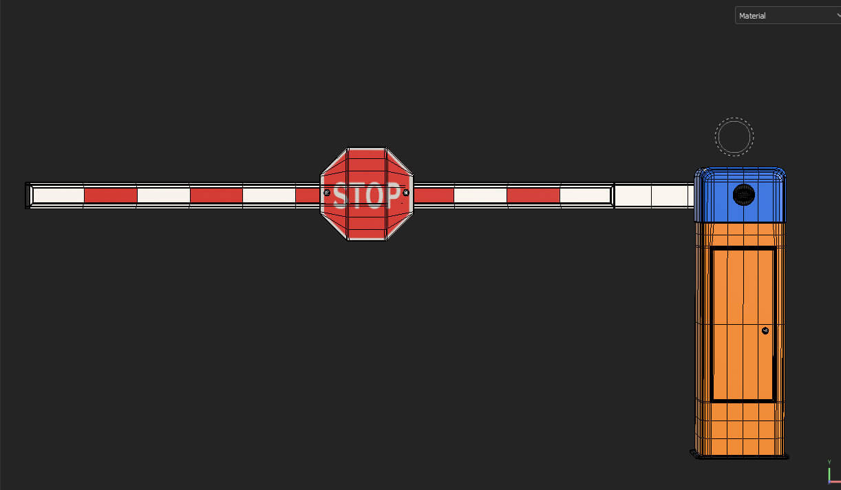 Car Barrier Gate - 3D Model by Cactus3D