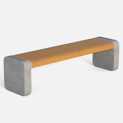 City Bench 06 - 3D Model by Cactus3D