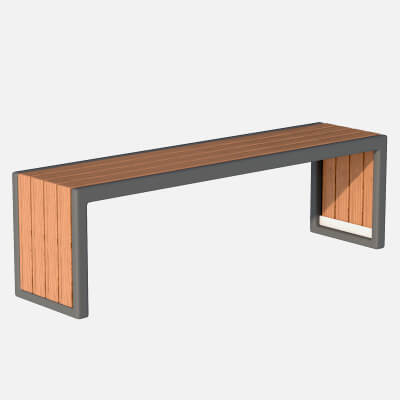 City Bench 07 - 3D Model by Cactus3D