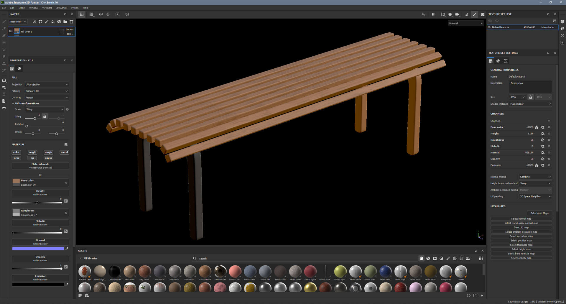 City Bench 09 - 3D Model by Cactus3D