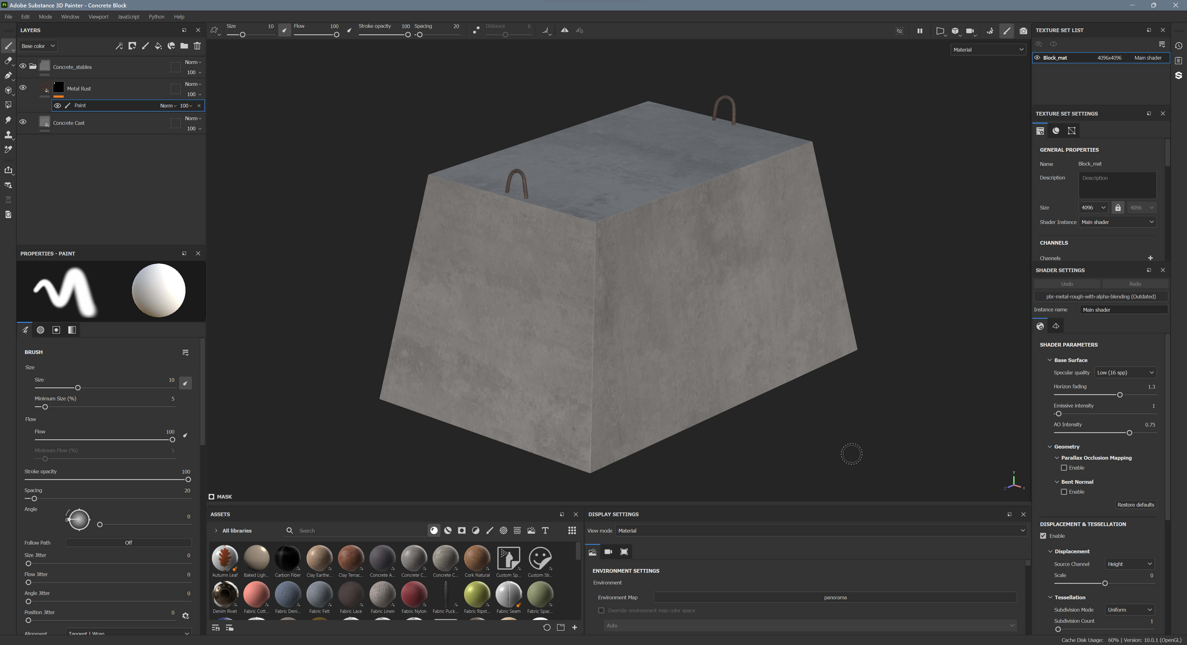Concrete Block - 3D Model by Cactus3D