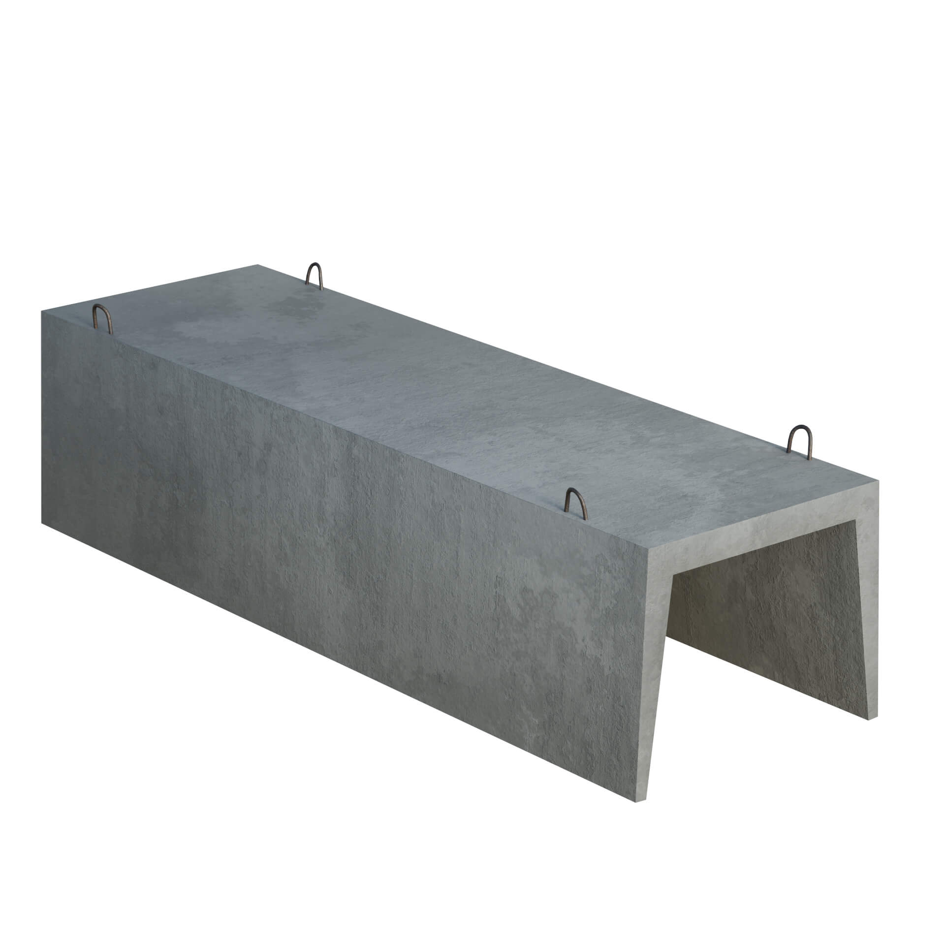 Concrete Trench - 3D Model by Cactus3D