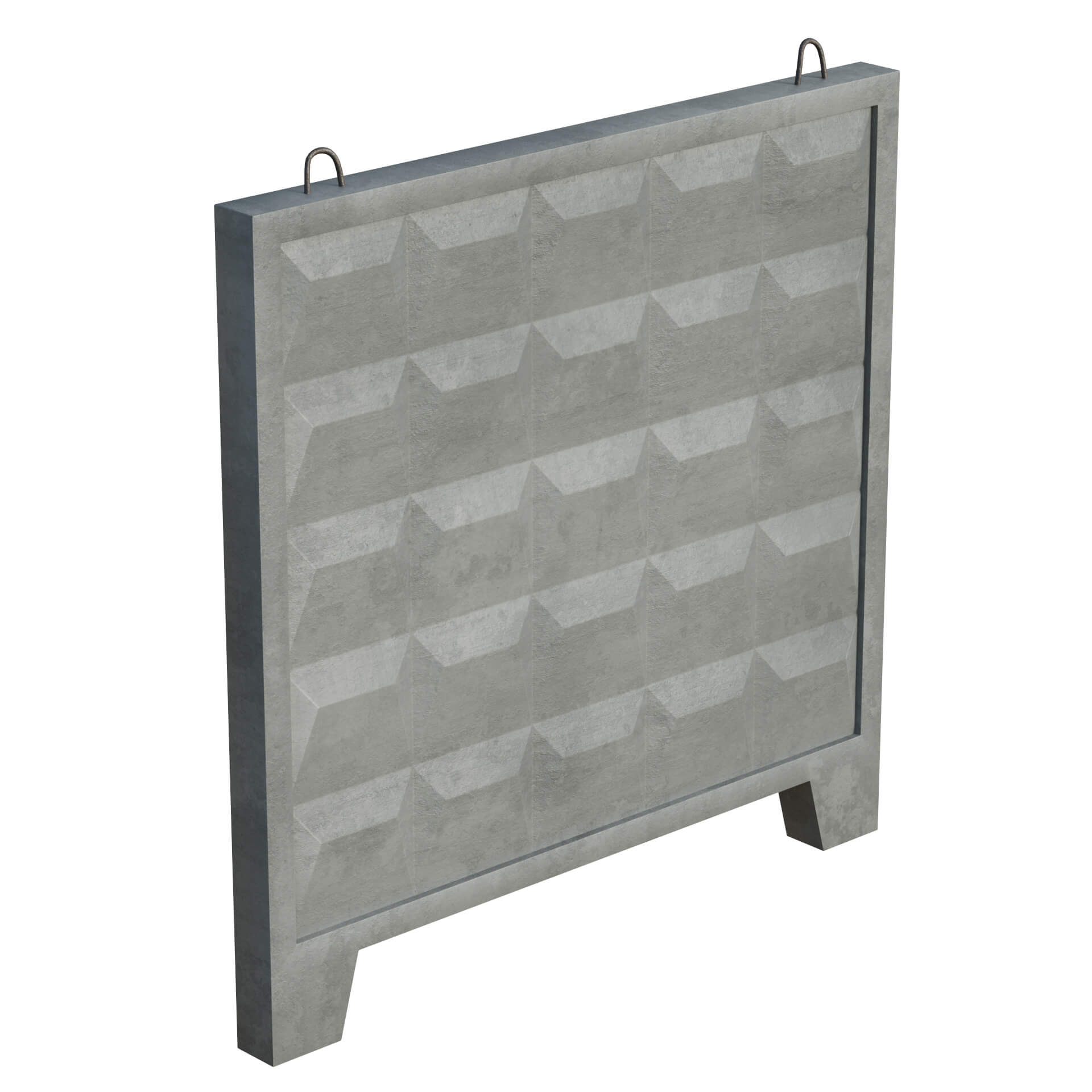 Concrete Wall - 3D Model by Cactus3D