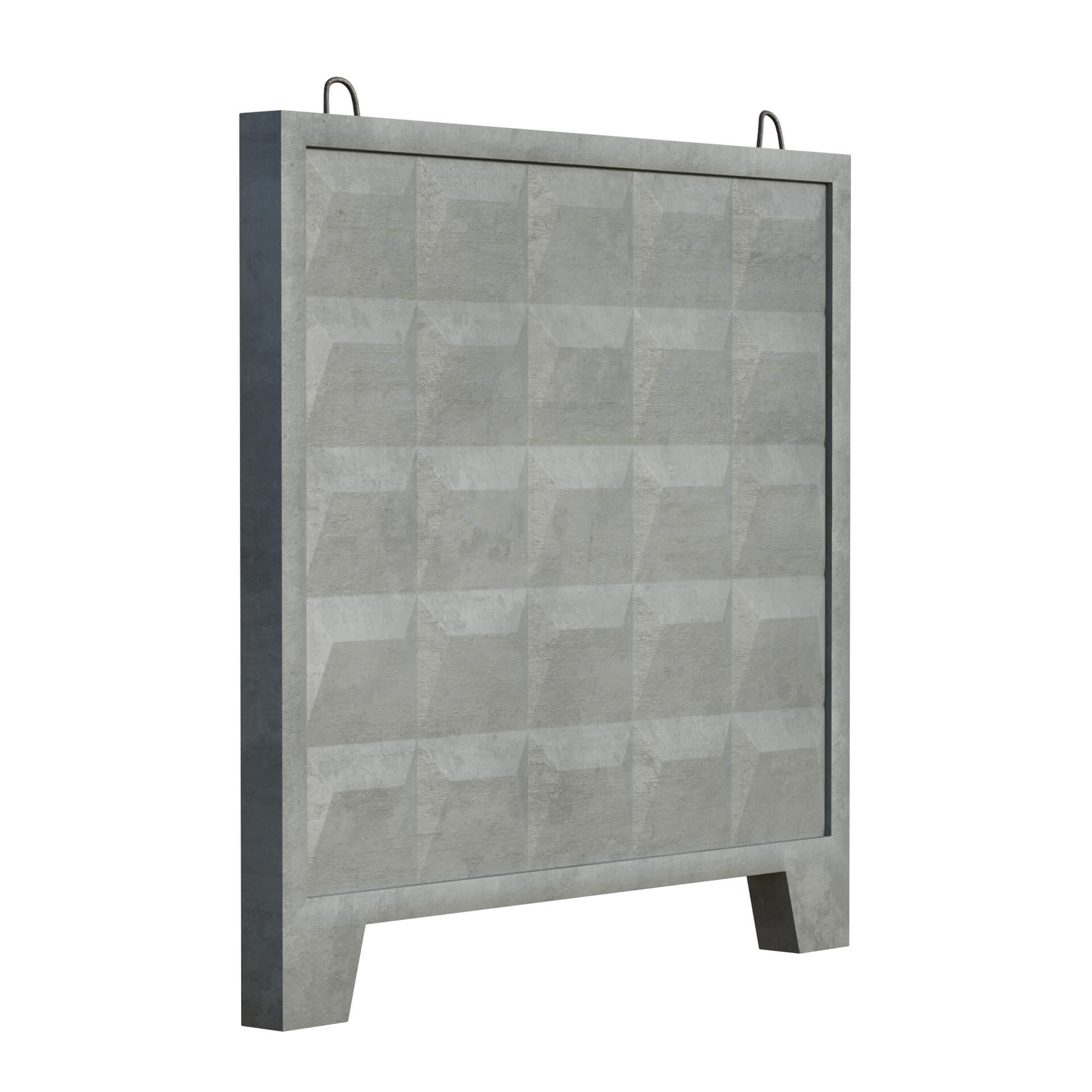 Concrete Wall - 3D Model by Cactus3D