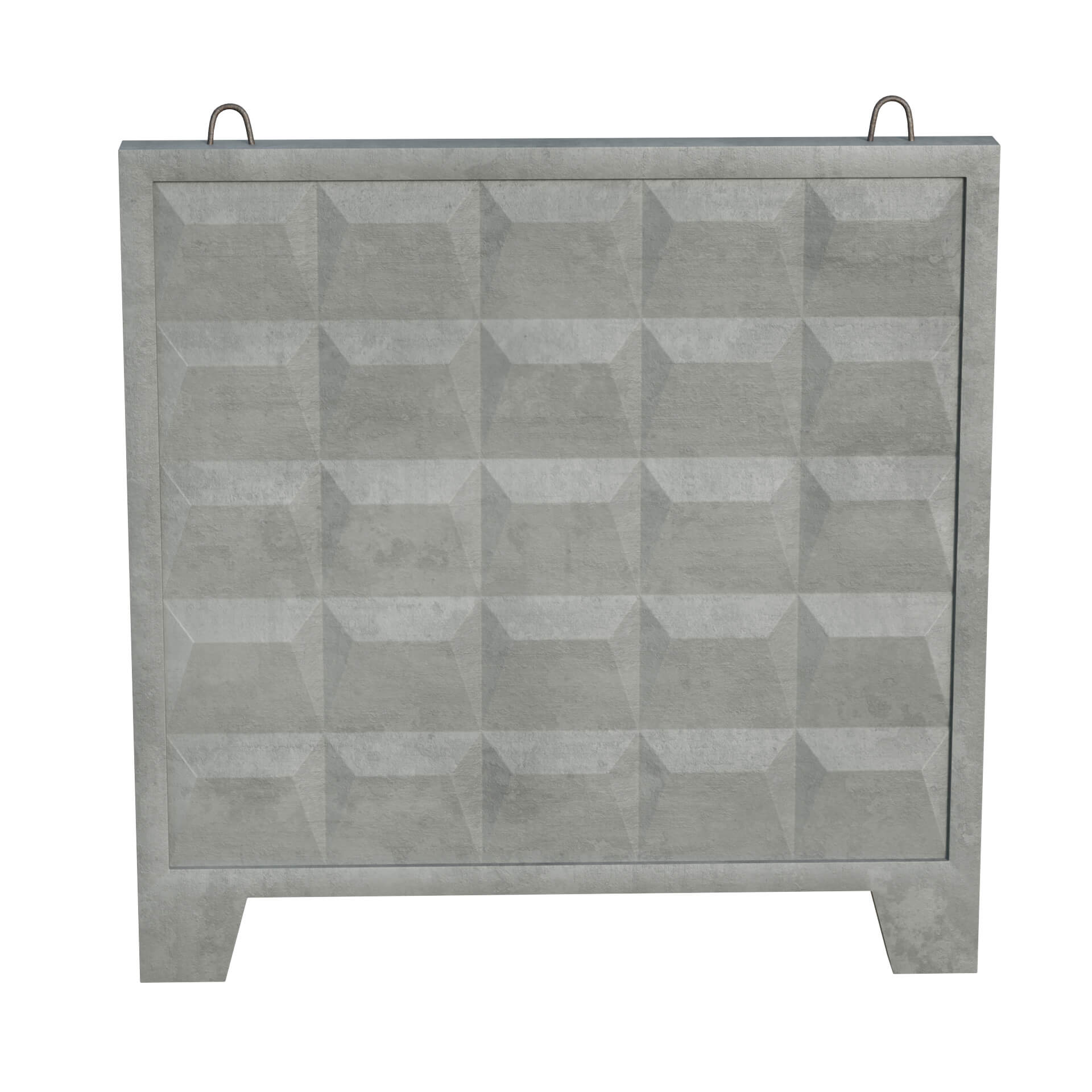 Concrete Wall - 3D Model by Cactus3D