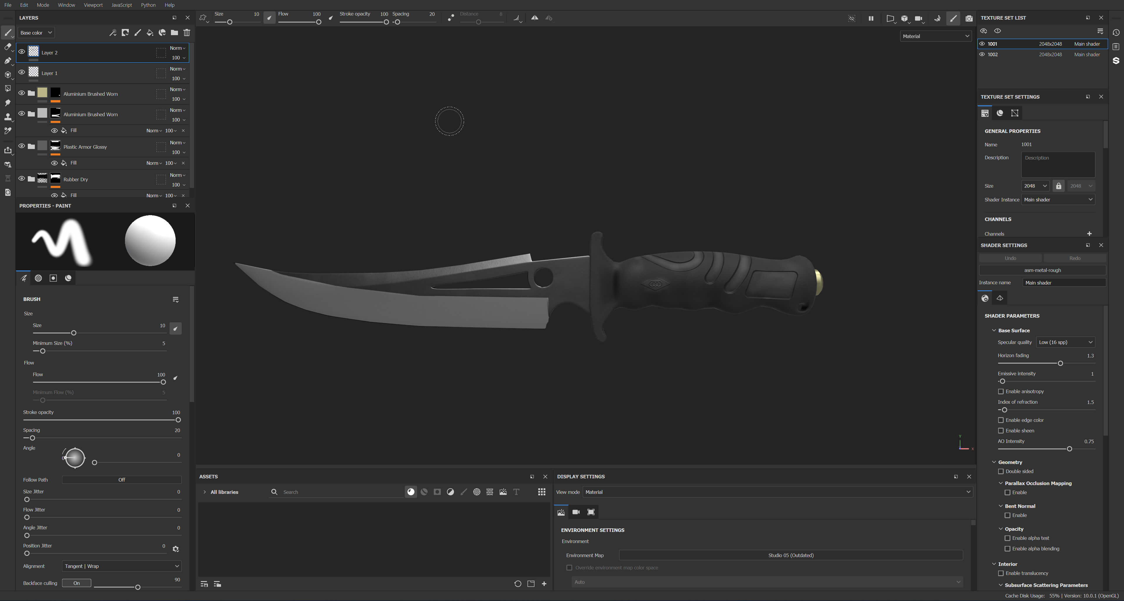 Curved Knife - 3D Model by Cactus3D